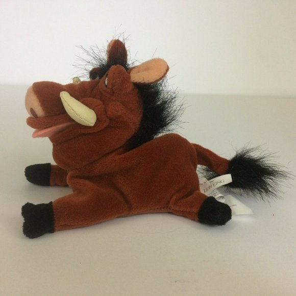 Disney | Toys | Walt Disney Company Lion King Pumbaa Bean Bag Plush ...